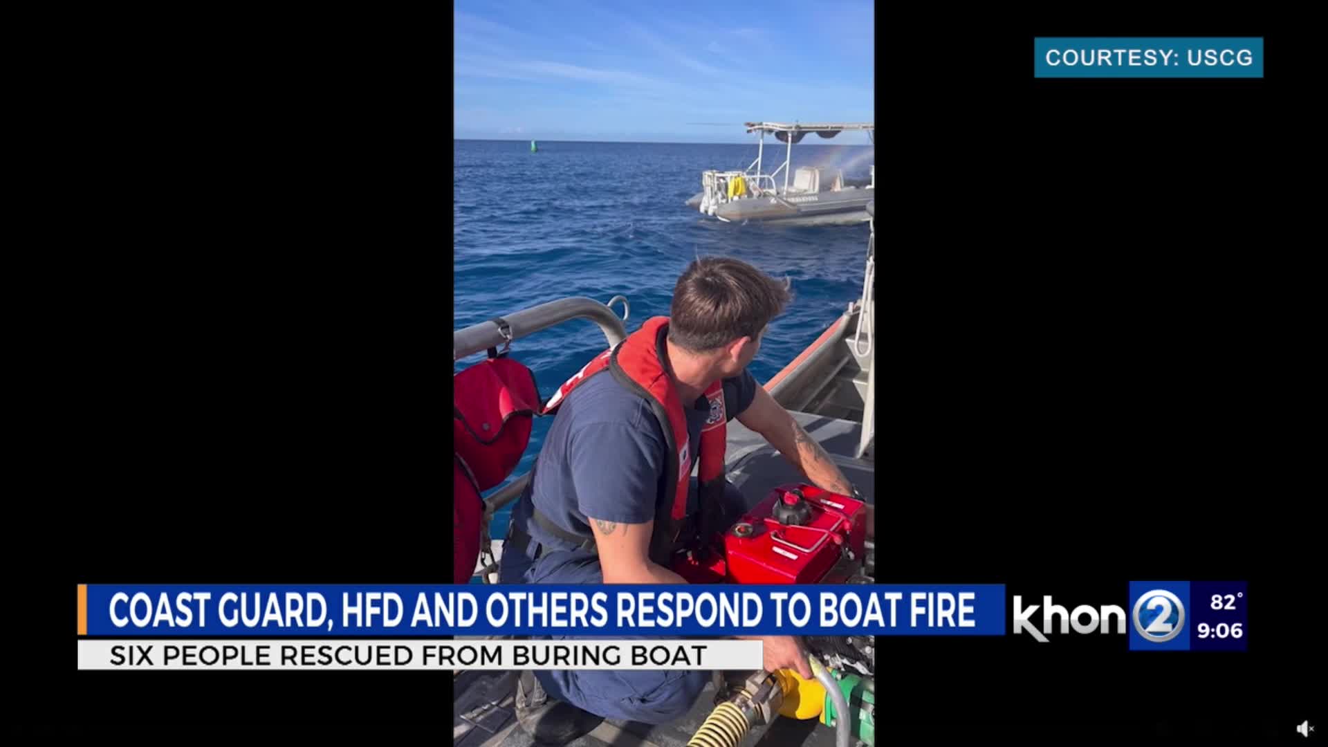 Coast Guard, HFD extinguish boat fire near Ala Wai Harbor – KHON2