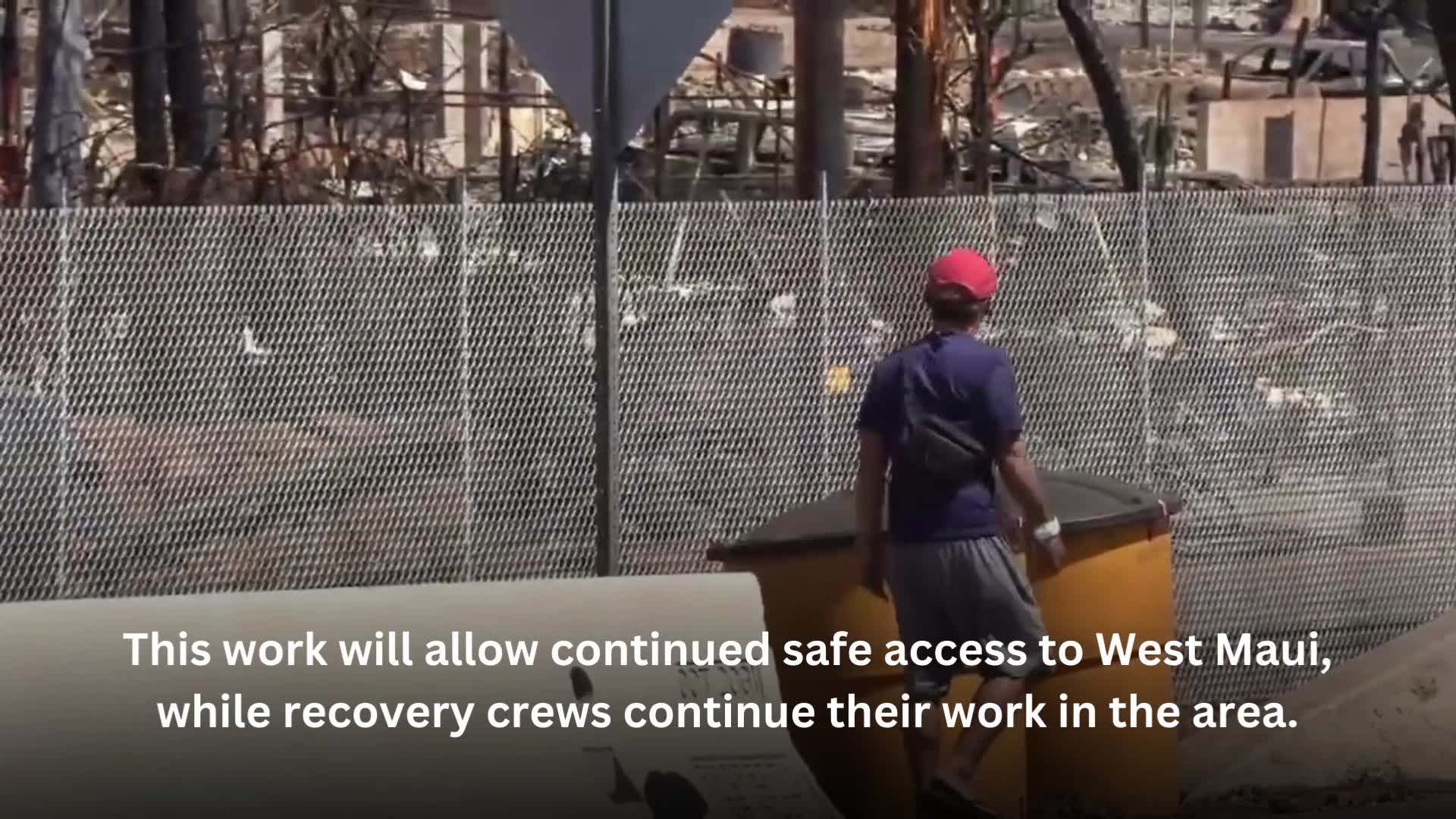 5 miles of dust screens going up around Lahaina – KHON2