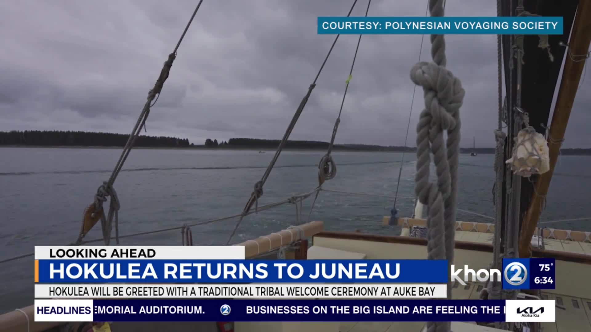 Hokulea update: pre-voyage Alaska Heritage Sail – KHON2