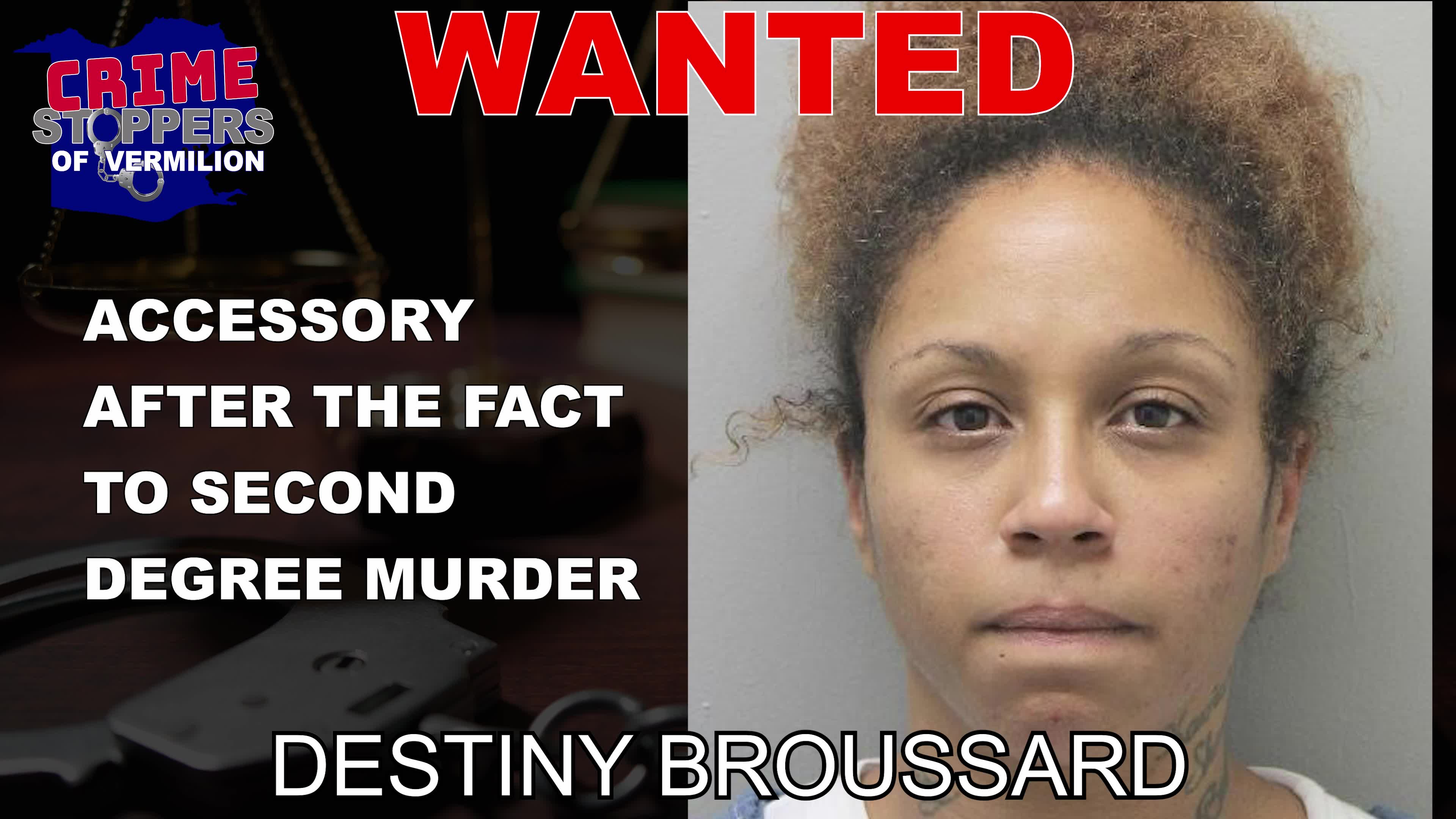 Vermilion Parish Crime Stoppers: Destiny Broussard – KLFY.com