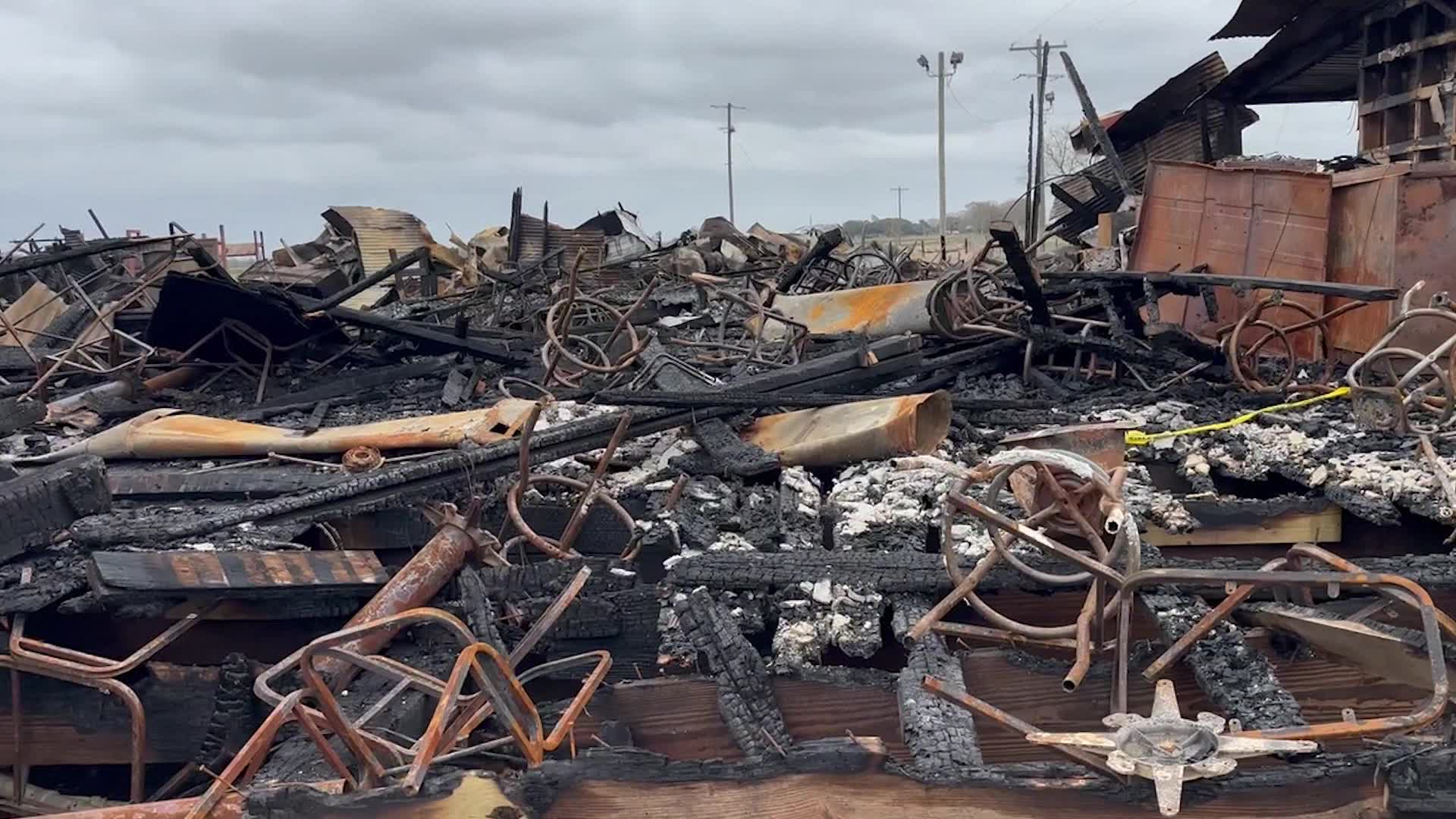 Crawfish barn burns in Evangeline Parish – KLFY.com