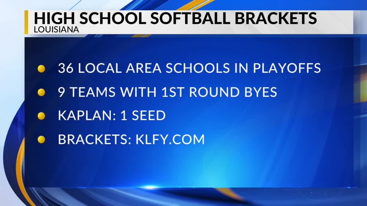 2025 LHSAA Softball Playoff Brackets Revealed – KLFY.com