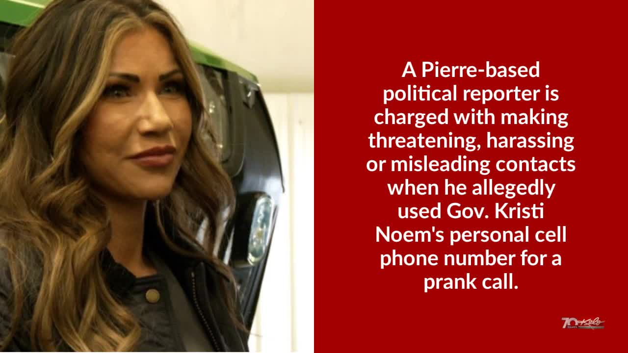 Reporter accused of using Gov. Kristi Noem’s personal number for prank call – KELOLAND.com