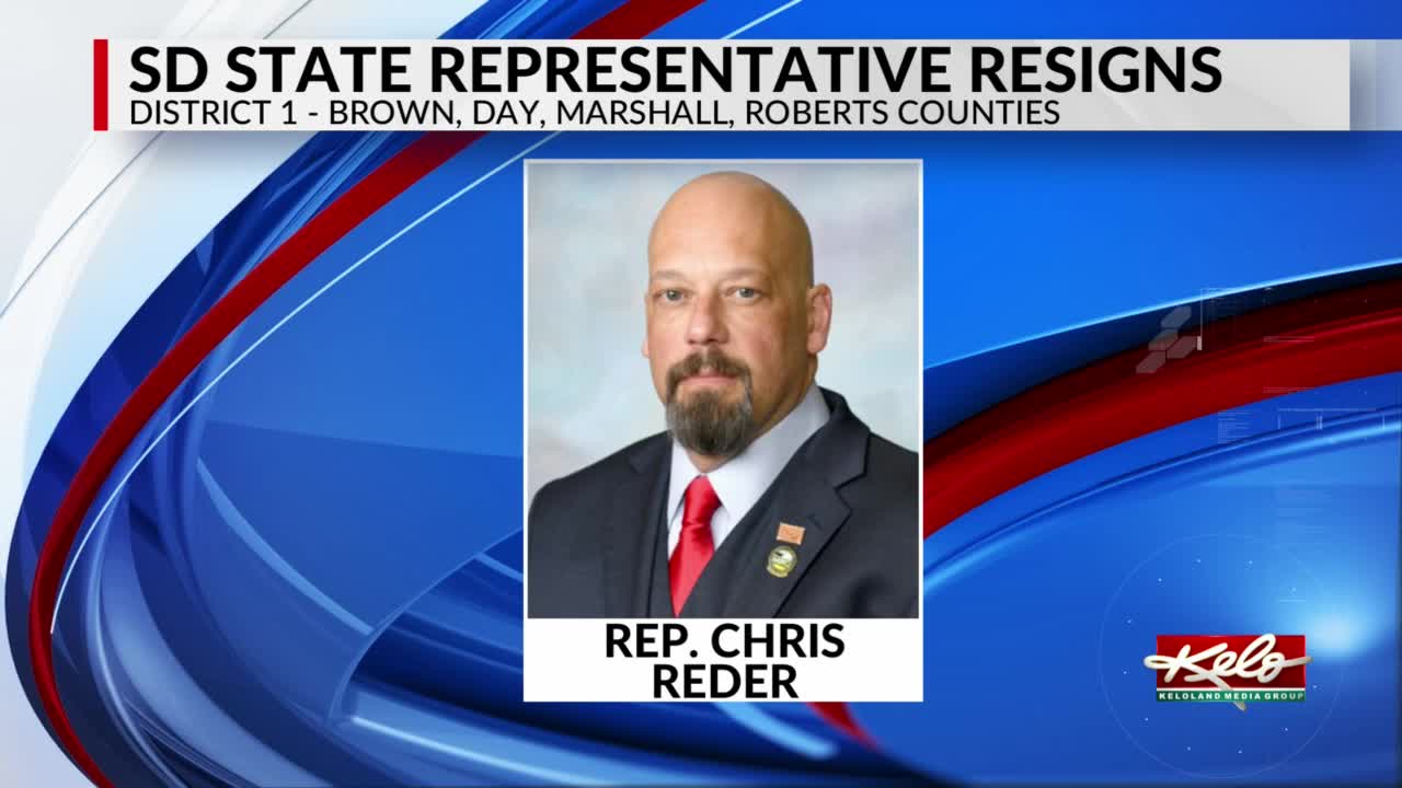 Rep. Chris Reder resigns his House seat – KELOLAND.com