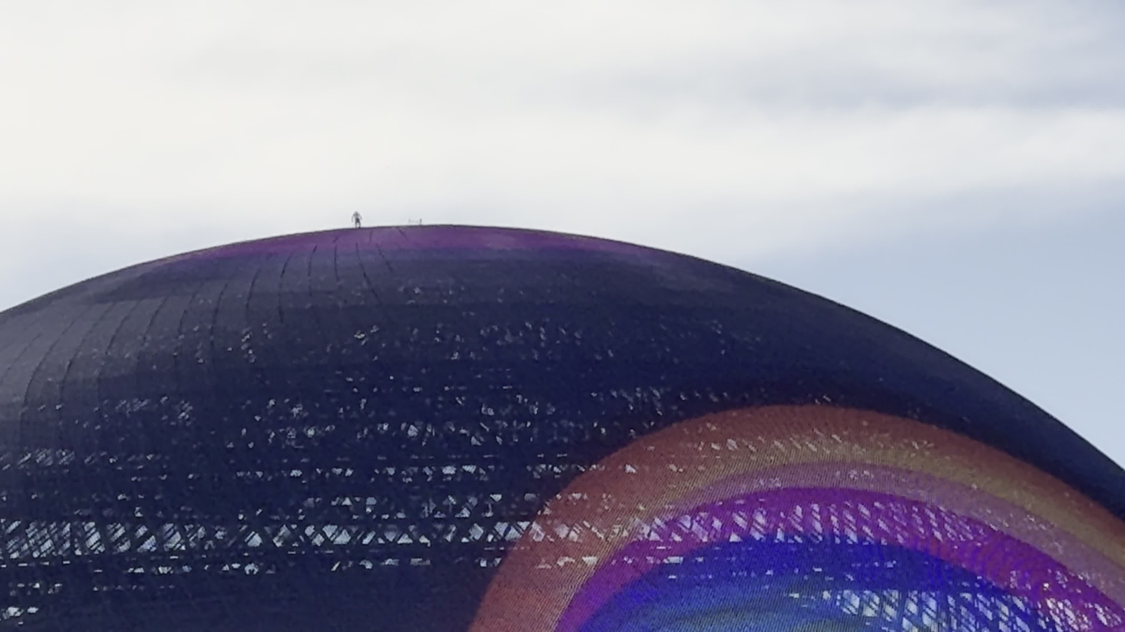 Person seen climbing atop Sphere in Las Vegas – WFLA