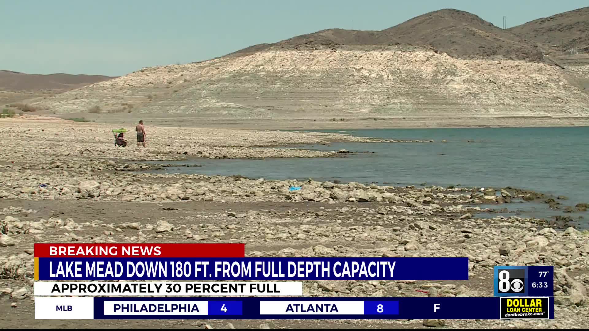 Lake Mead now down 180 feet from its ‘full pool’ – KLAS