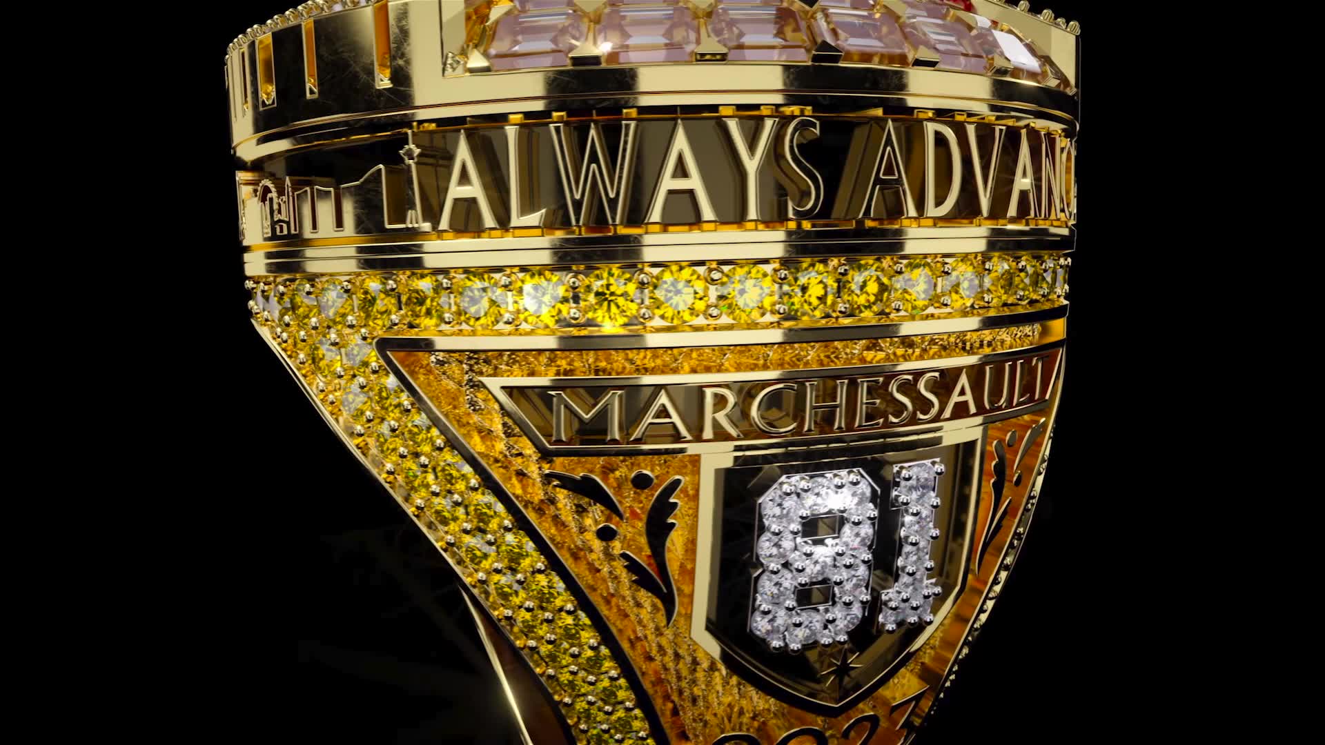 VGK Championship Ring Reveal (Credit: Jason of Beverly Hills) – KLAS