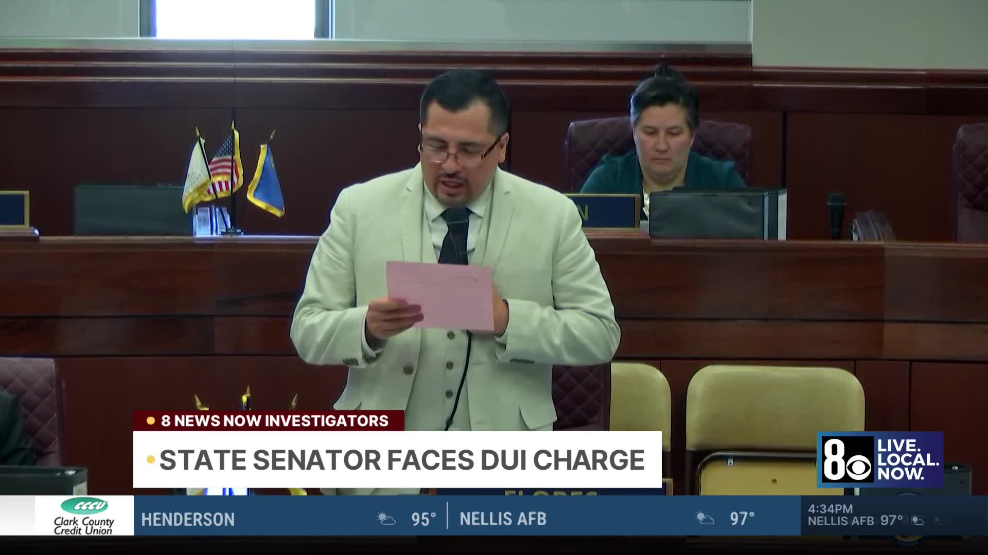 Nevada state senator faces DUI charge after falling asleep at Las Vegas ...