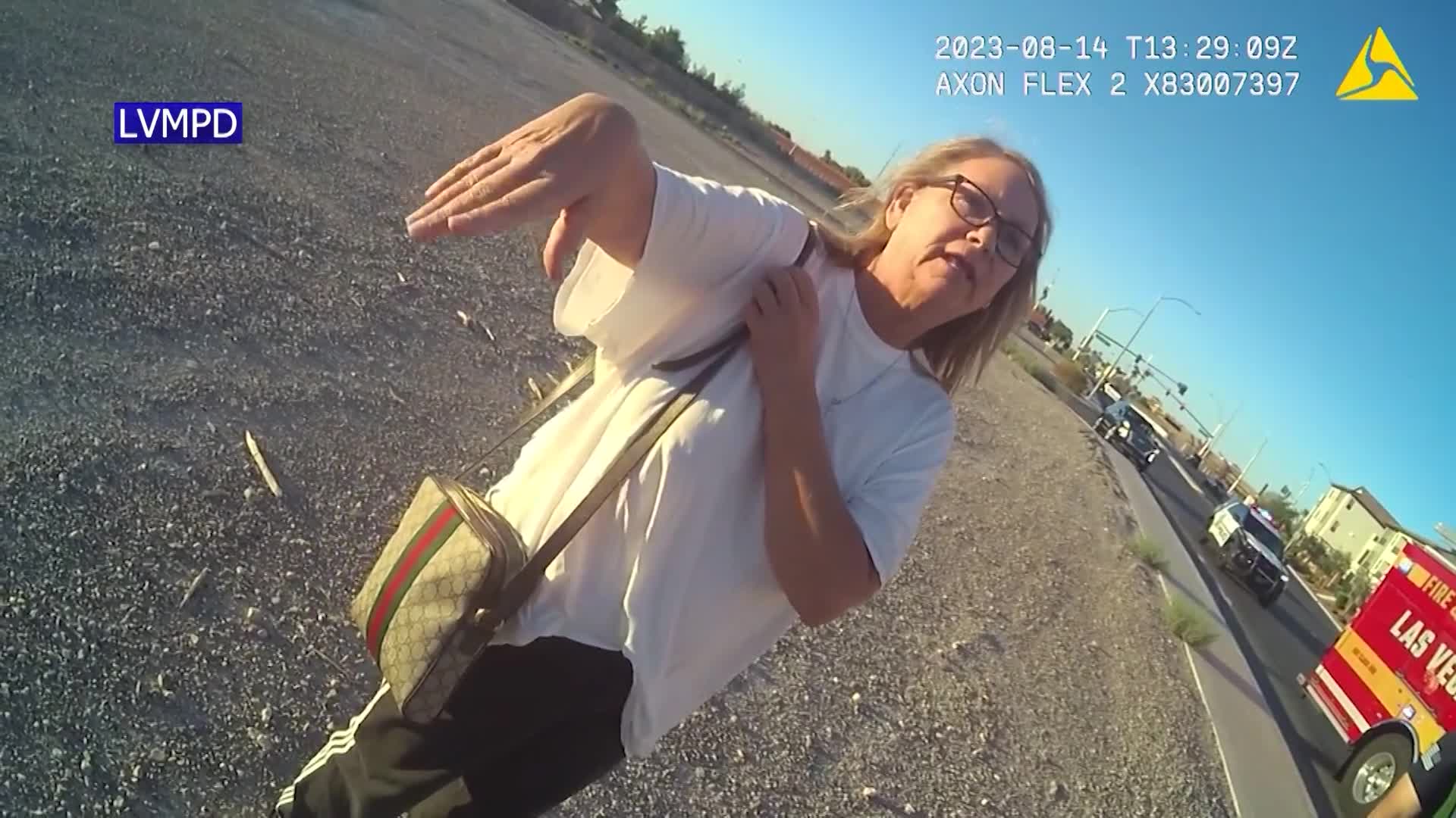 New video shows bike victim’s family, Las Vegas police in first moments ...