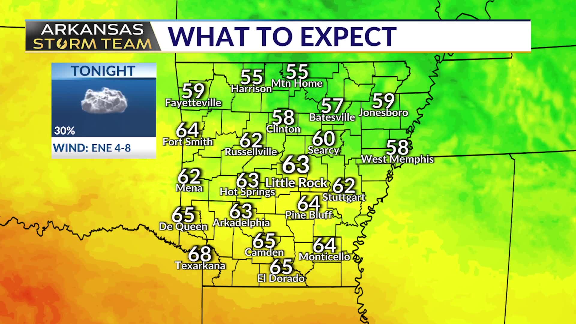 Rain tapers off Thursday night; areas of fog possible – KLRT – FOX16.com