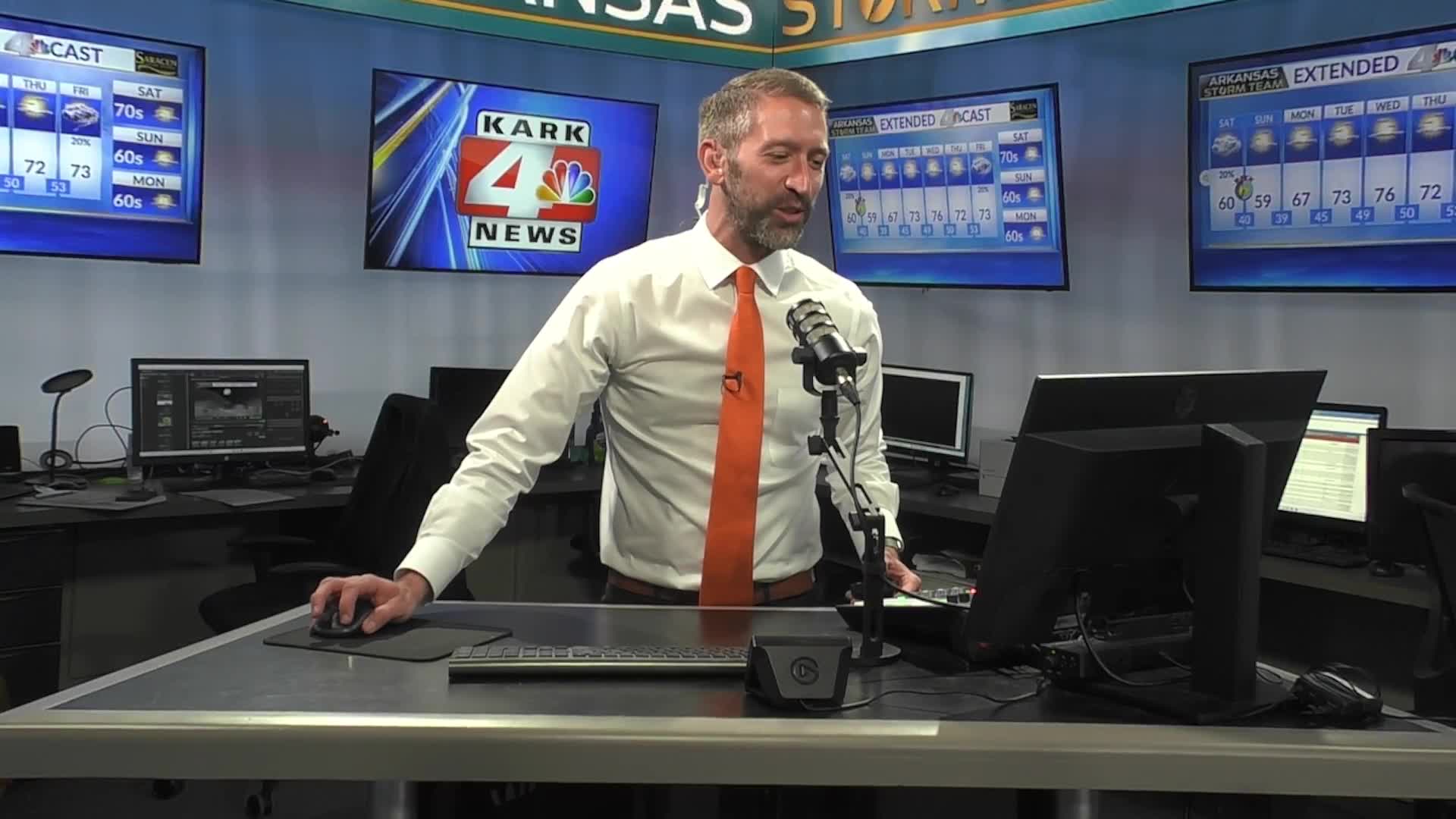 A cold front could bring a stray shower this weekend – KLRT – FOX16.com