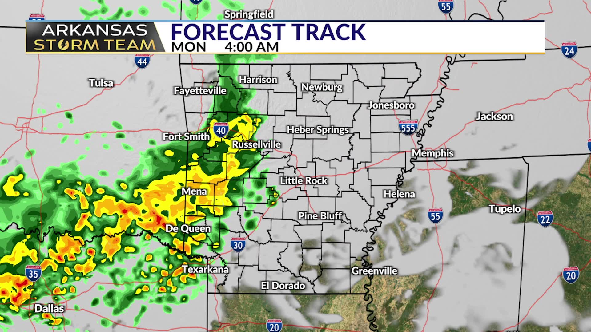 Rain & Storms Bring Low Flooding & Severe Risk for Some – KLRT – FOX16.com
