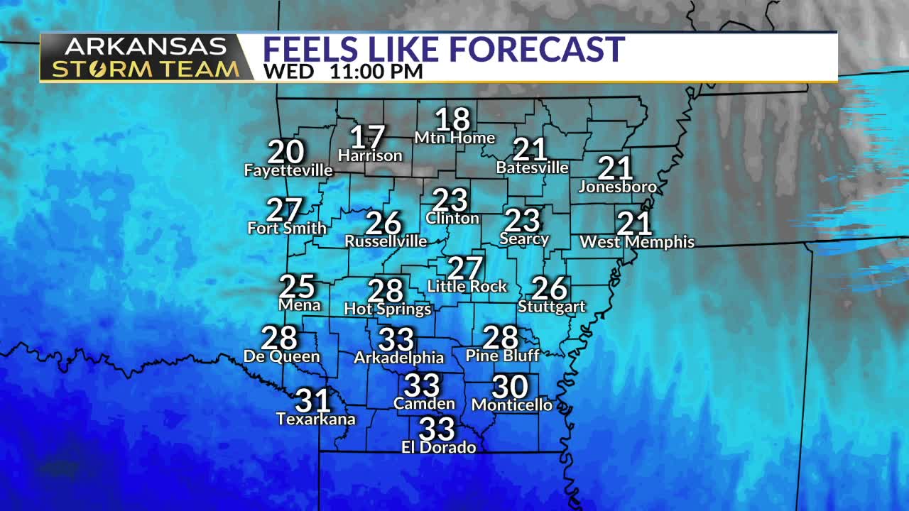 More cold, dry weather expected into the weekend – KLRT – FOX16.com