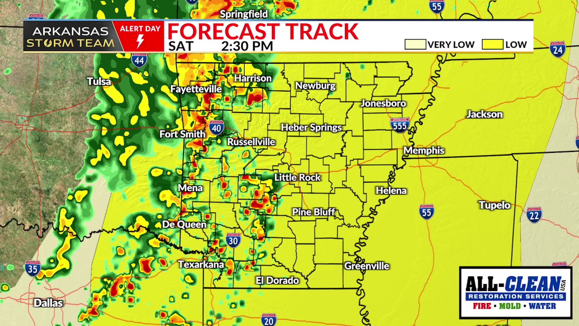 Tornado Watch Issued until 9 P.M. for Southwestern Arkansas – KLRT ...