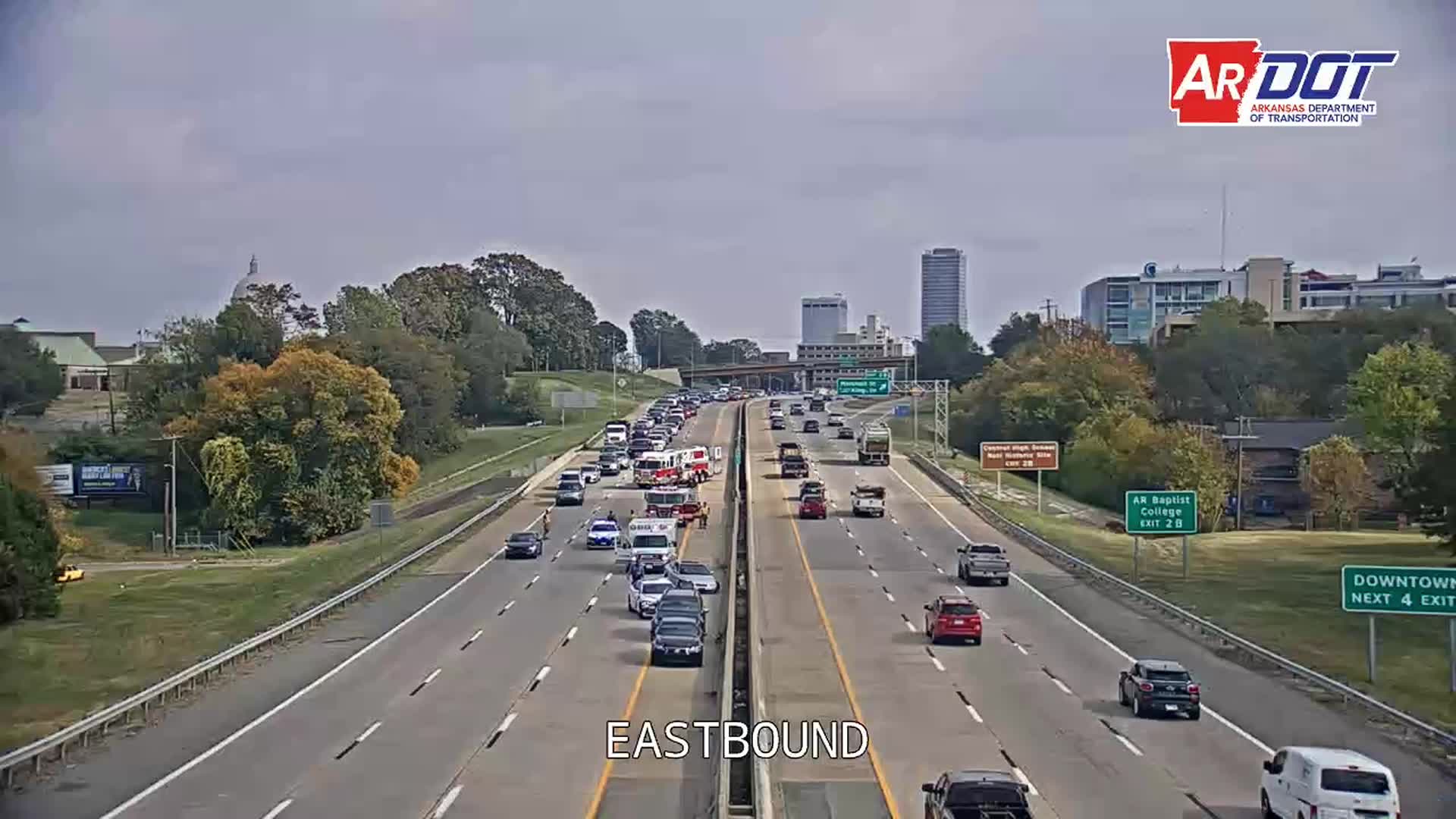 Crash on Interstate 630 closes westbound in Little Rock – KLRT – FOX16.com