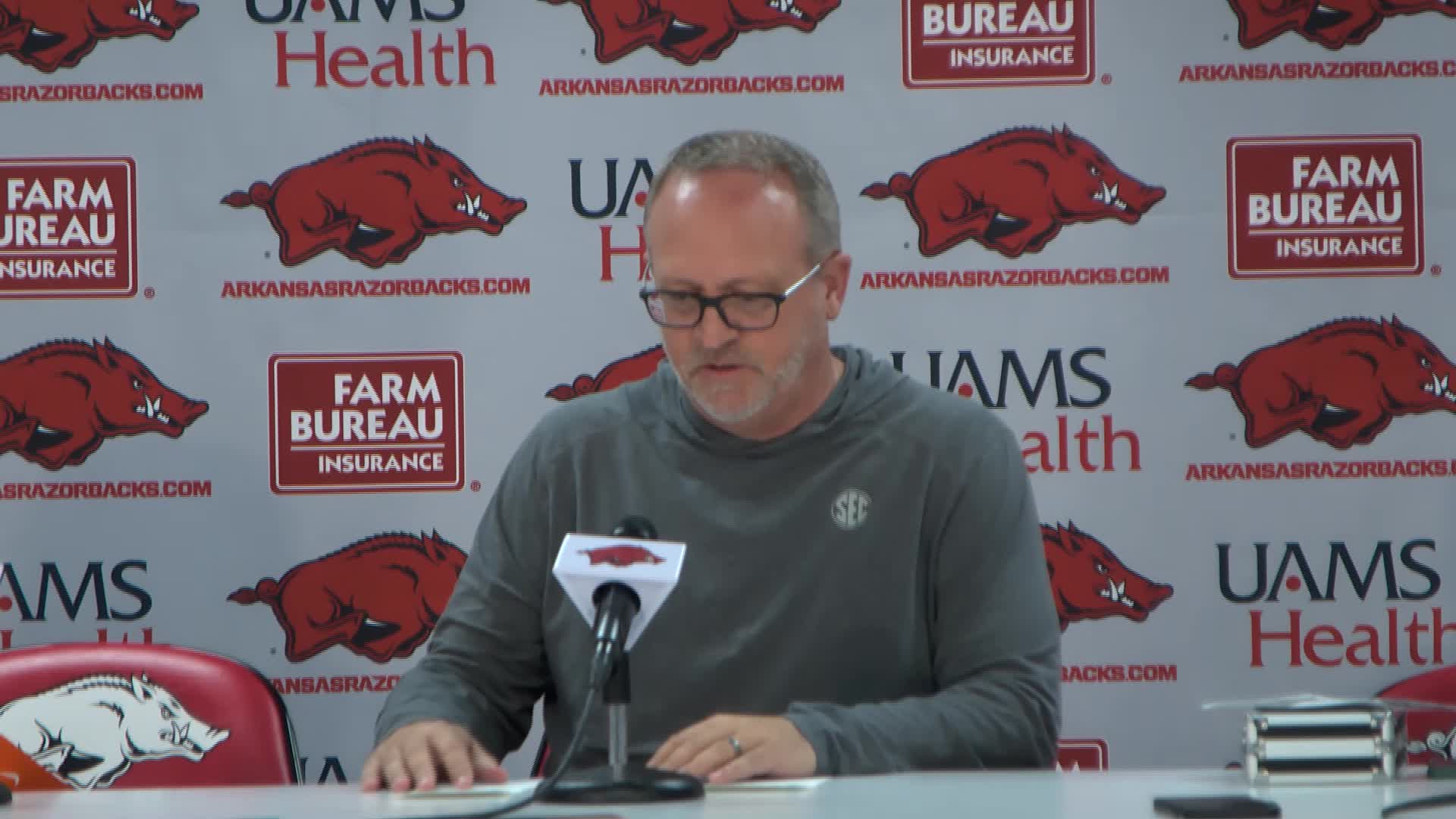 Mike Neighbors meets with media ahead of 2023-24 Women’s Basketball ...
