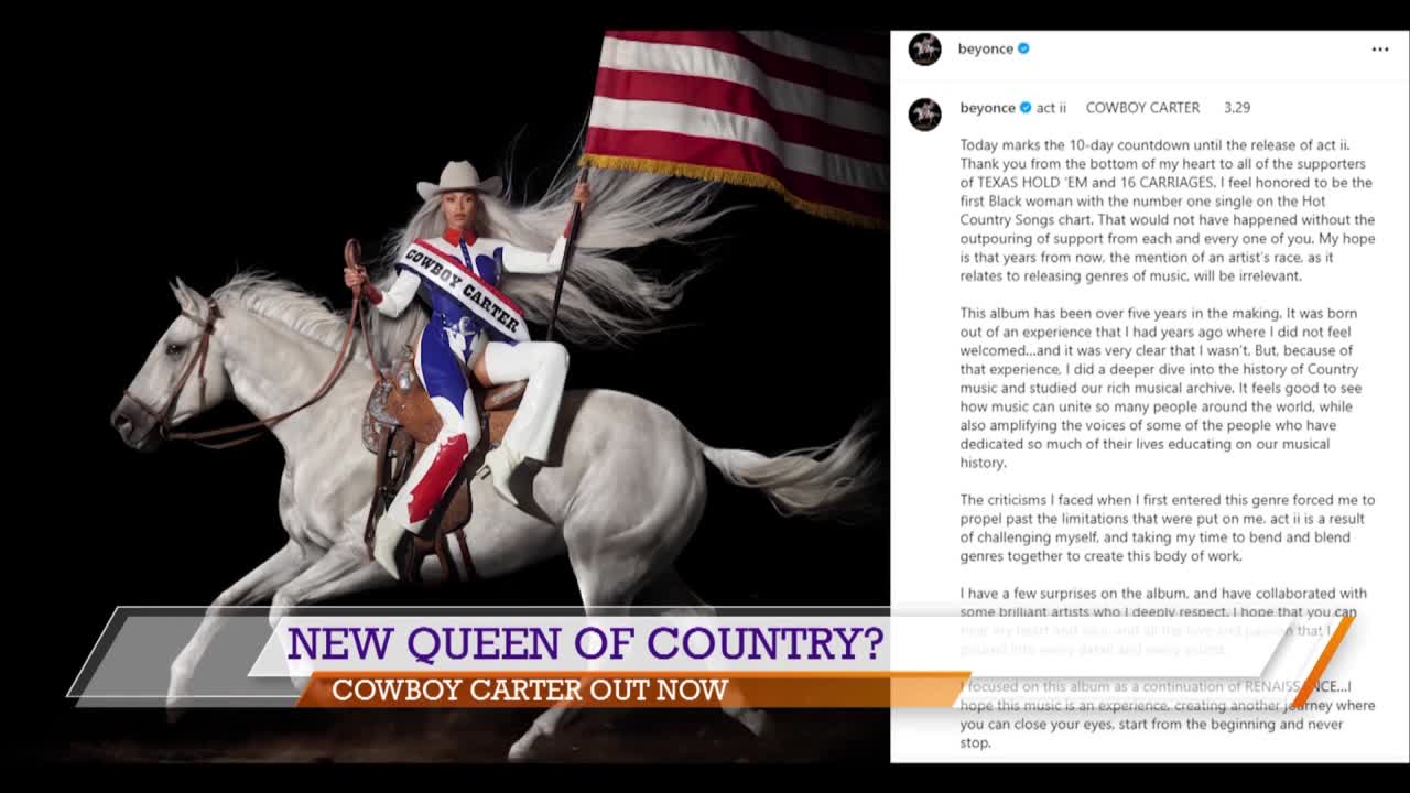 Cowboy Carter has arrived and other hot topics – KNWA FOX24