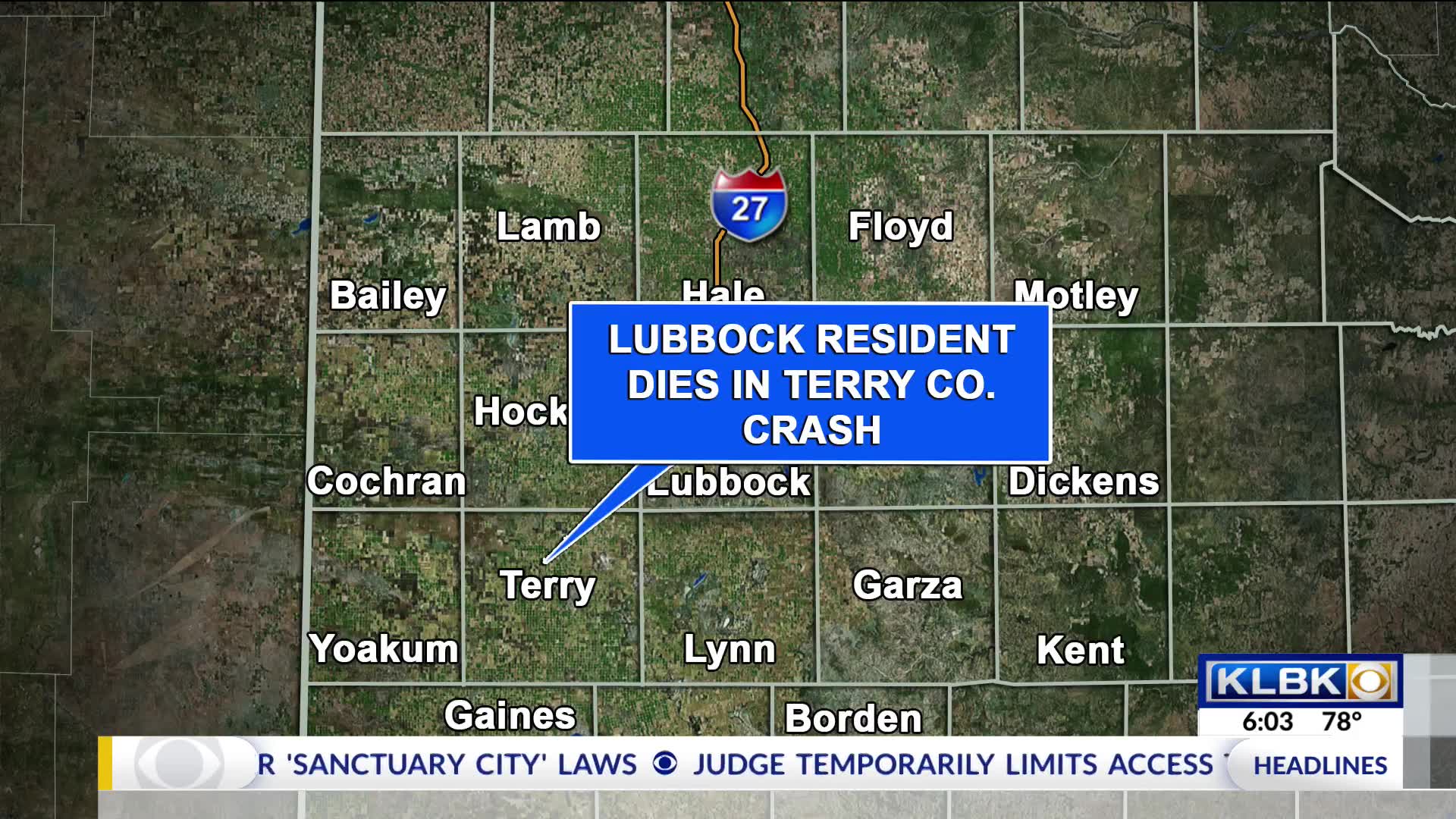 Lubbock woman dies in crash in Terry County construction zone – KLBK ...