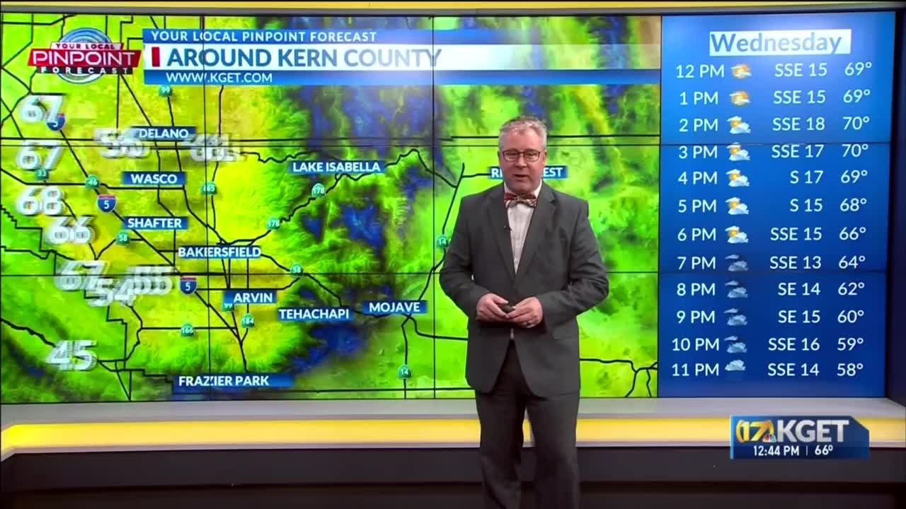 First of two storms to arrive in Kern County on Wednesday – KGET 17 News