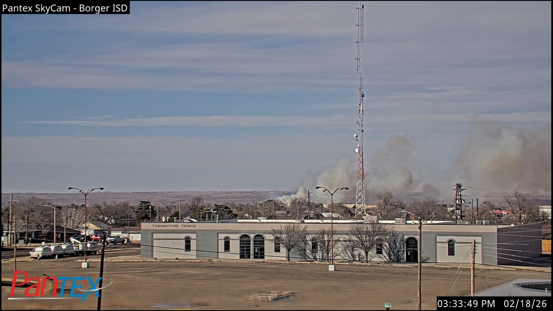 Pantex Tower Cam Hutchinson County fire Feb. 18, 2026 – KAMR ...