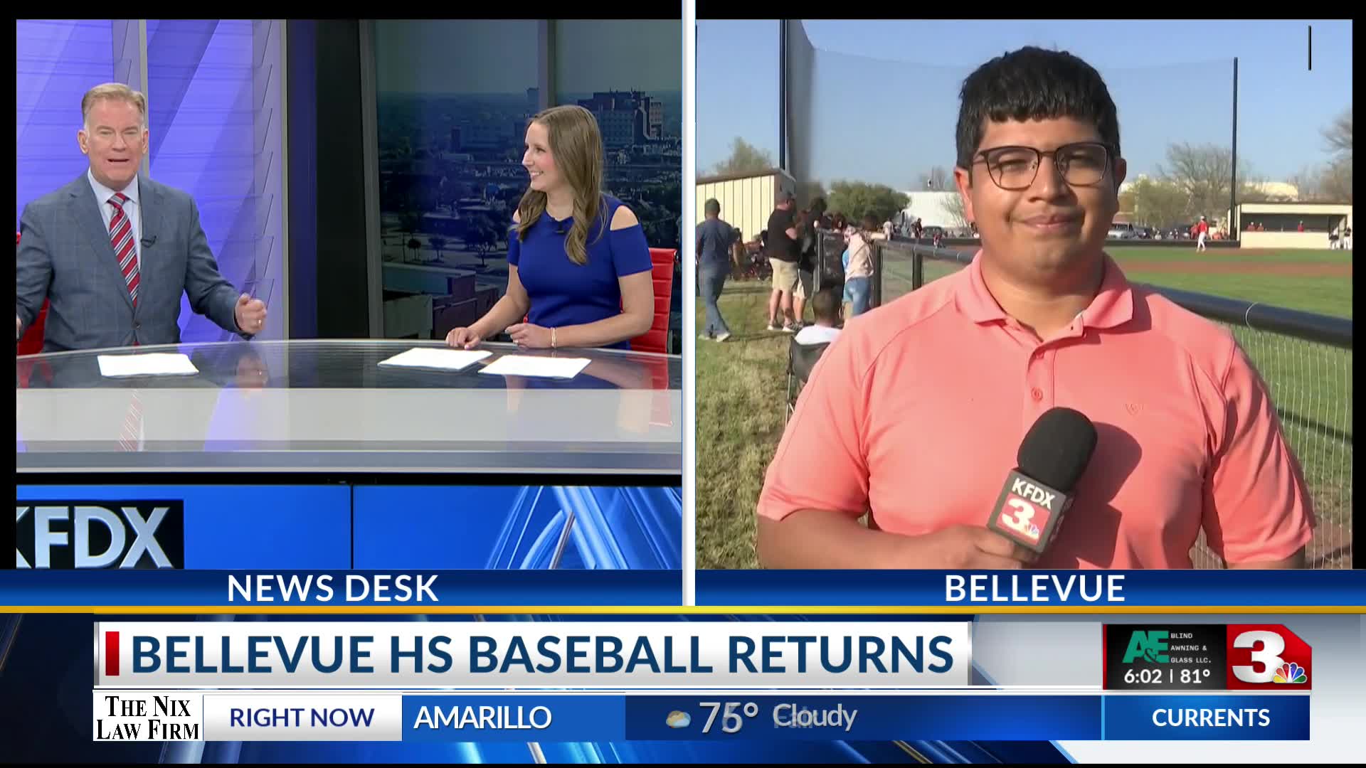 Baseball returns to Bellevue — Dylan Jimenez is LIVE from the game ...