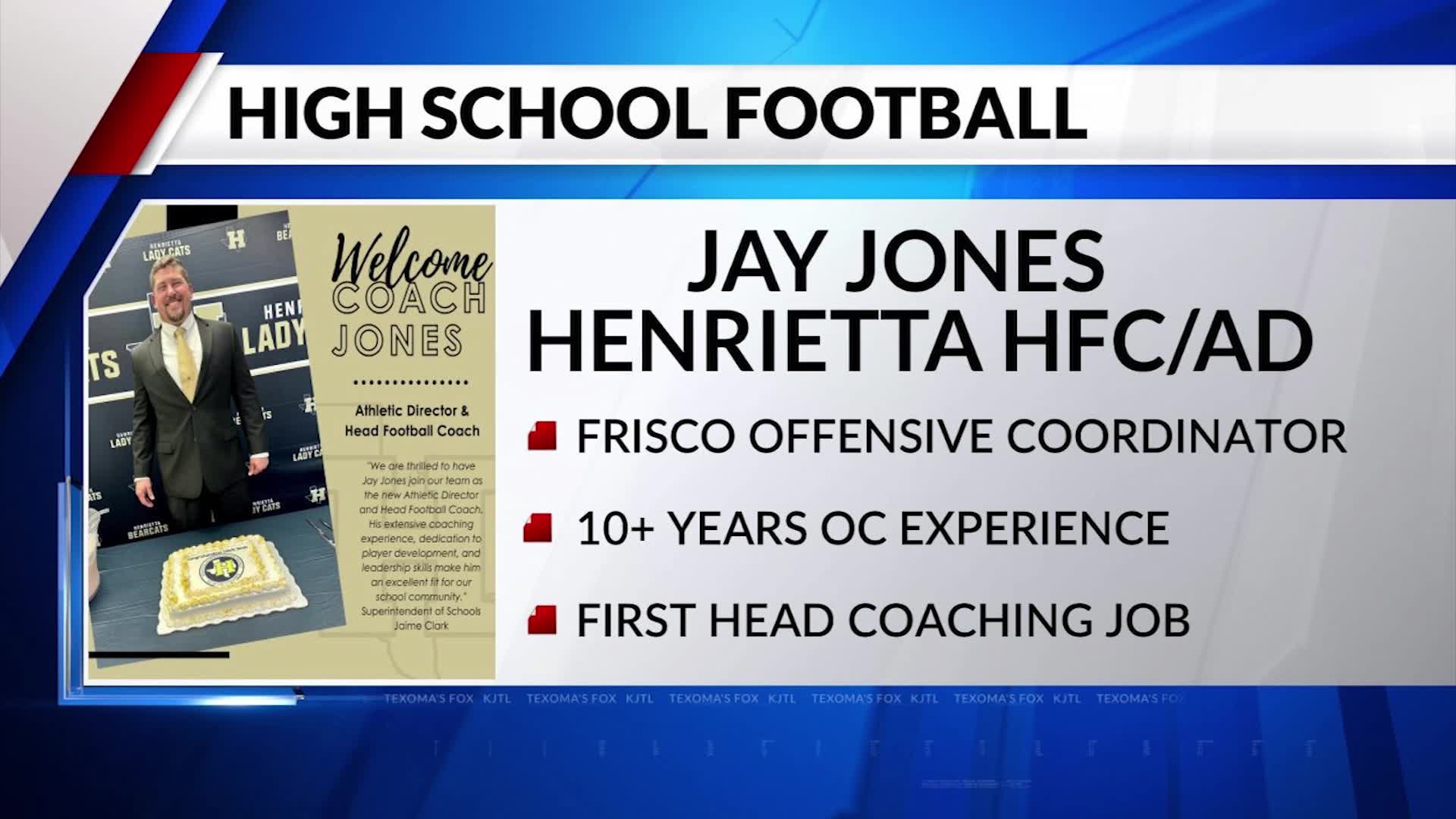 JAY JONES HIRED AS HENRIETTA HEAD FOOTBALL COACH AND ATHLETIC DIRECTOR ...
