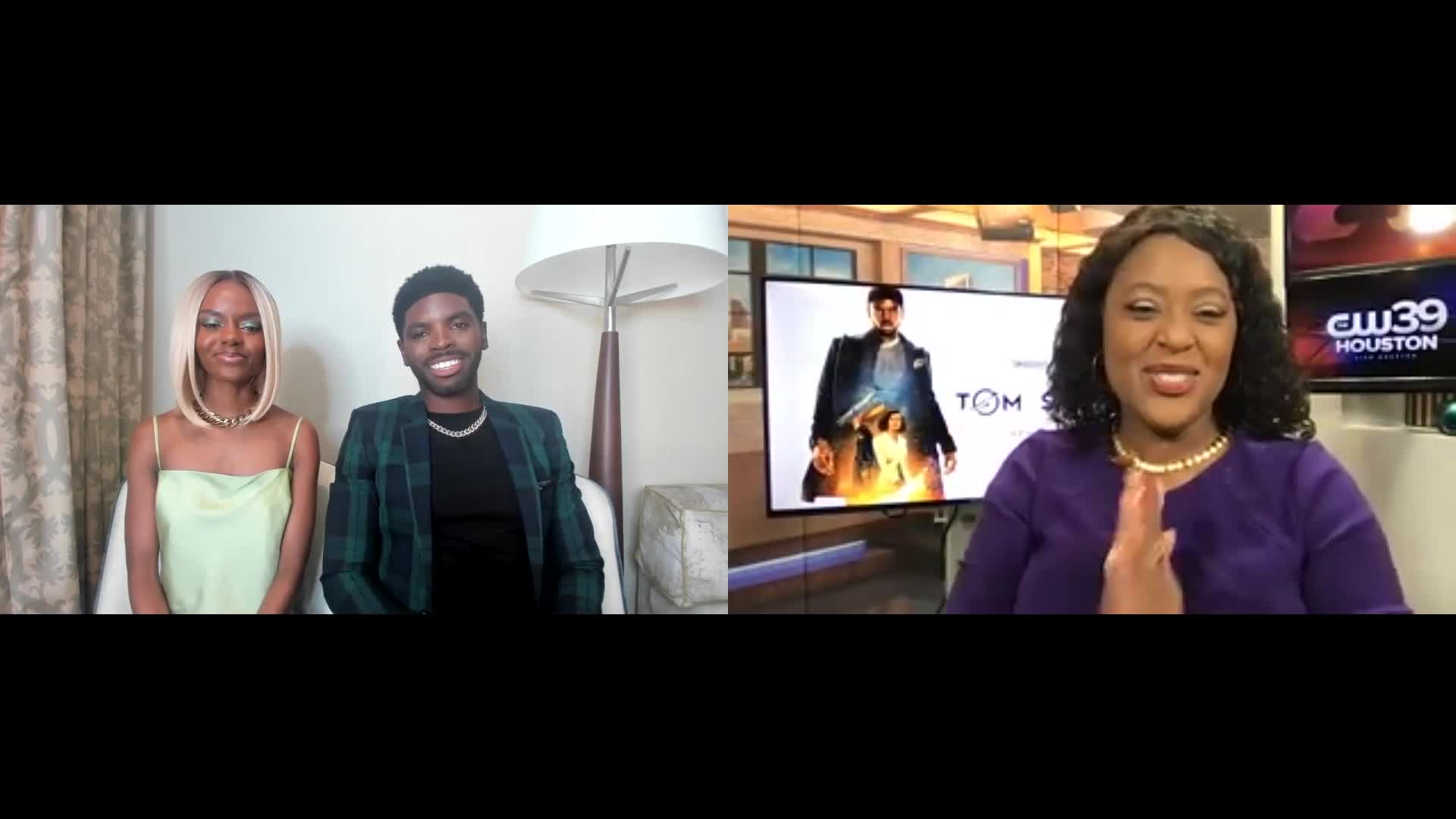 CW39 Sharron Melton FULL INTERVIEW W/ CW “TOM SWIFT” CAST – CW39 Houston