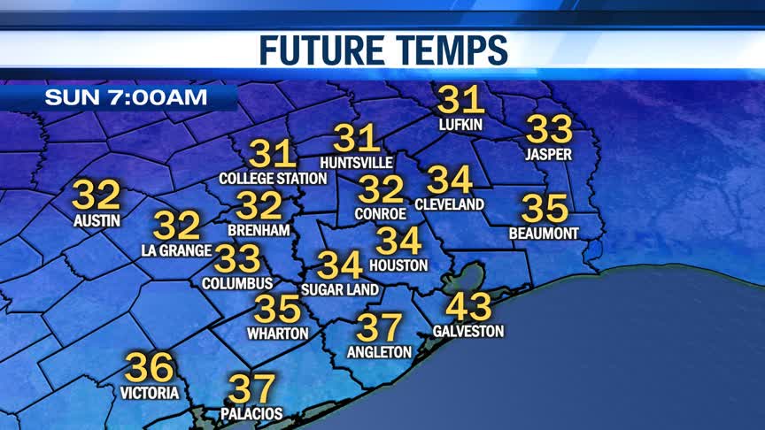 Rare Snow and Freezing Weather on the Horizon for Houston – CW39 Houston