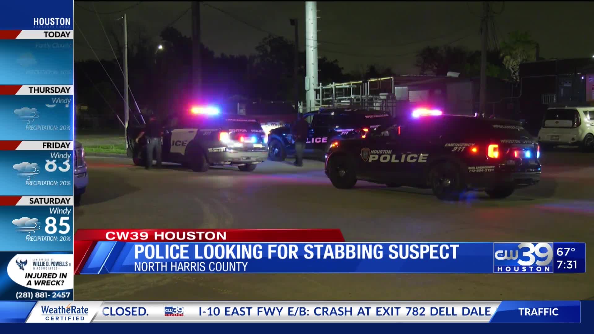 Police search for fatal stabbing suspect in north Harris County – CW39 ...