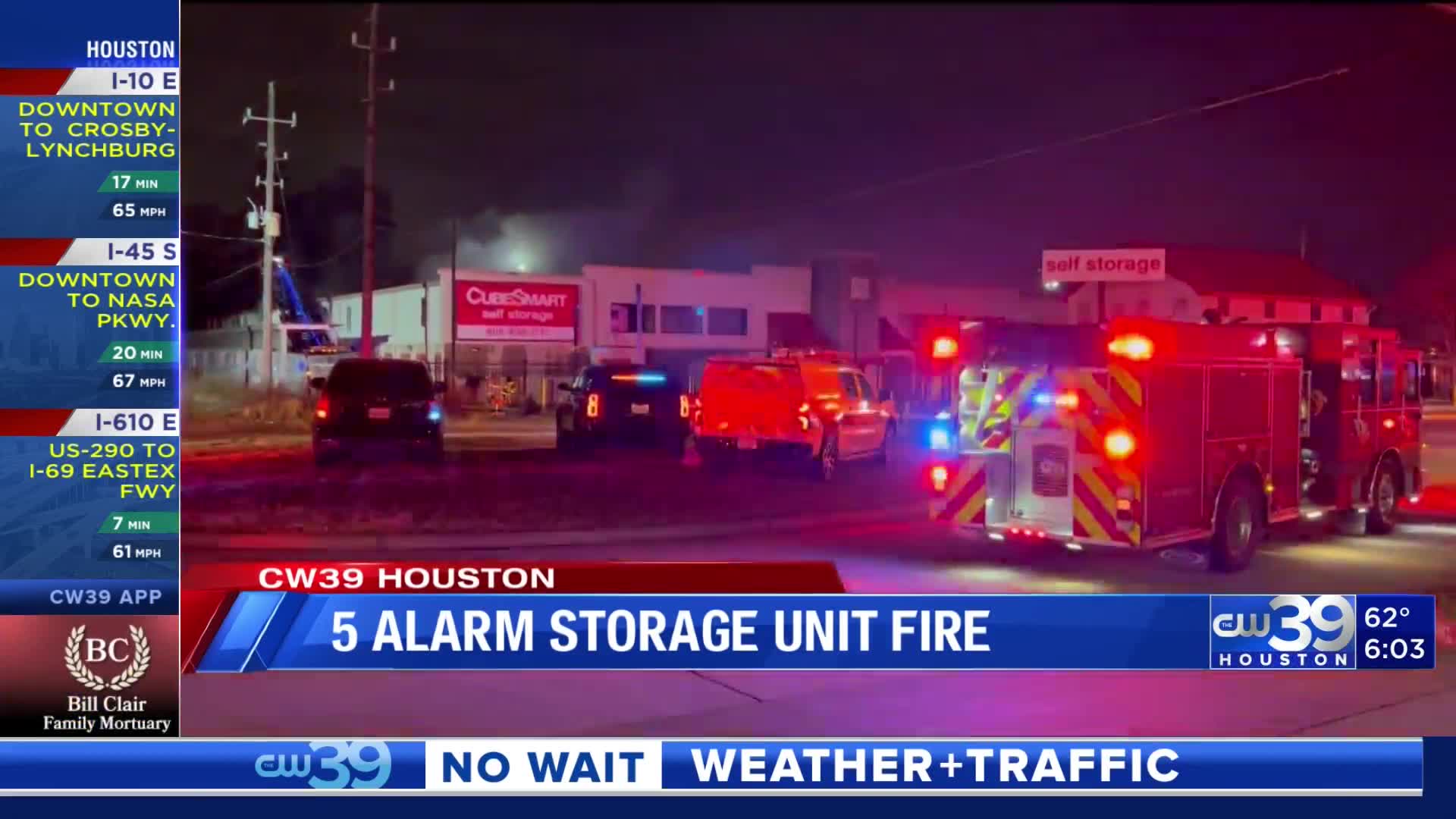 5-alarm storage unit fire | CW39 HOUSTON – CW39 Houston