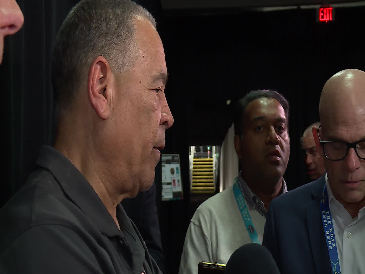 UH coach Kelvin Sampson post game interview after national championship ...