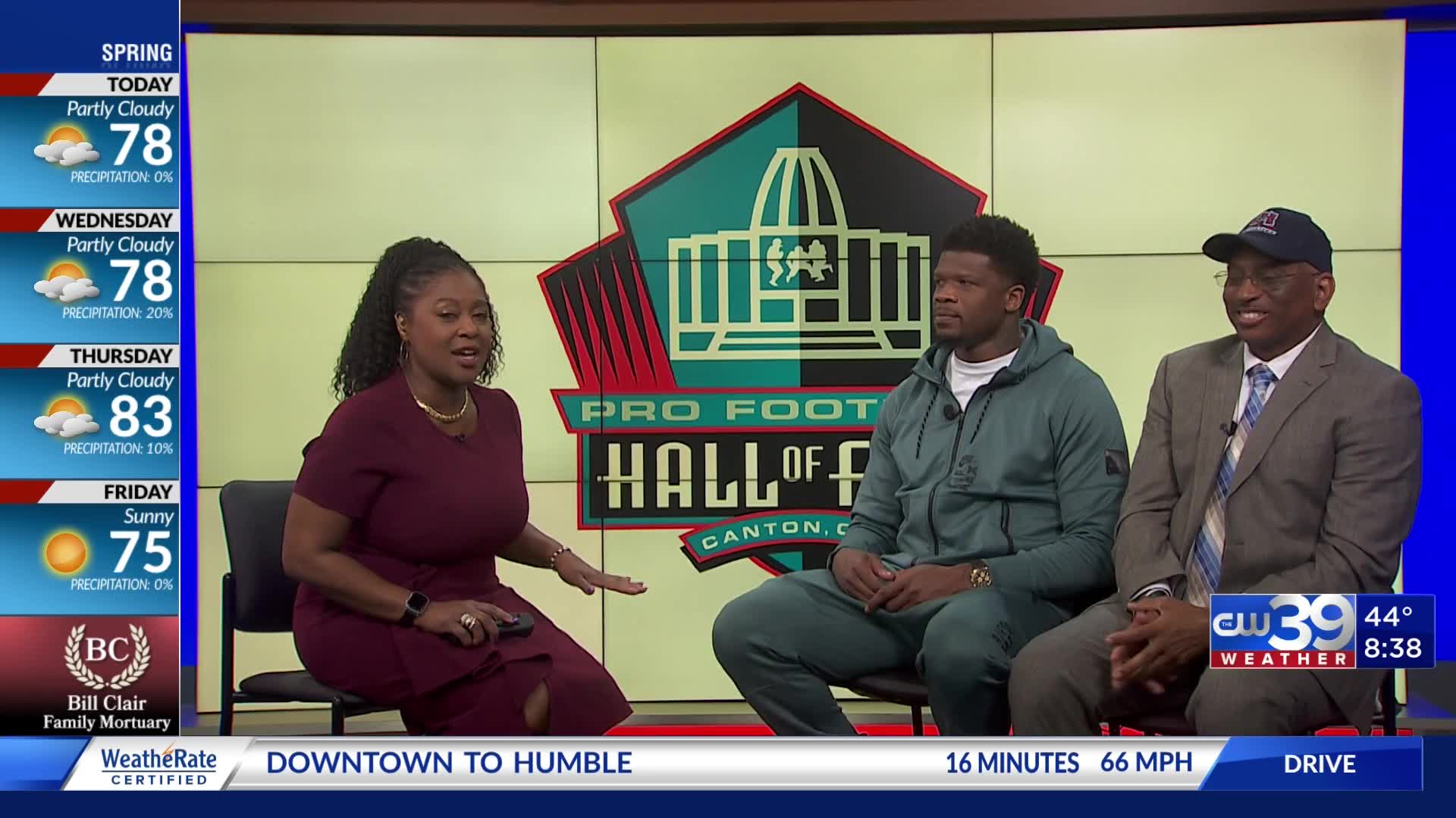 CW39 Pro Football Hall of Famer Andre Johnson and Head Coach of Houston ...