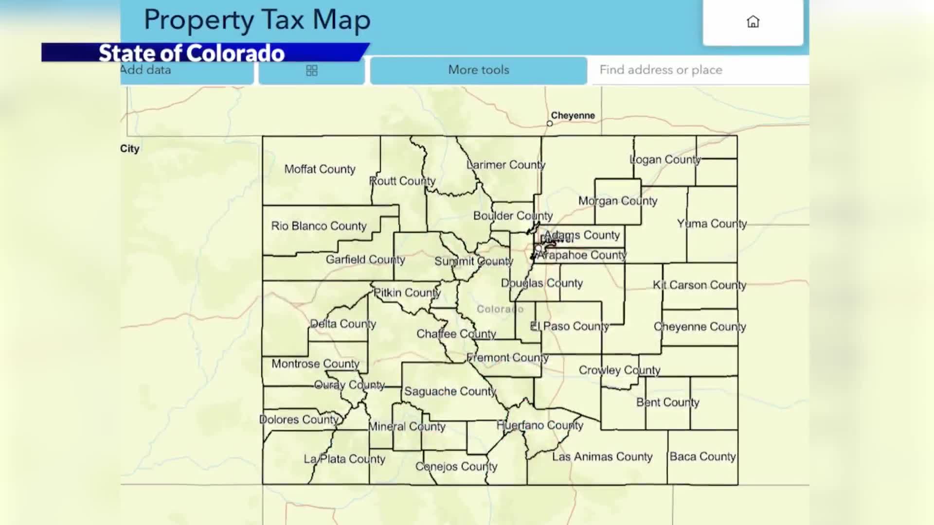 Colorado launches online property tax map tool – FOX31 Denver
